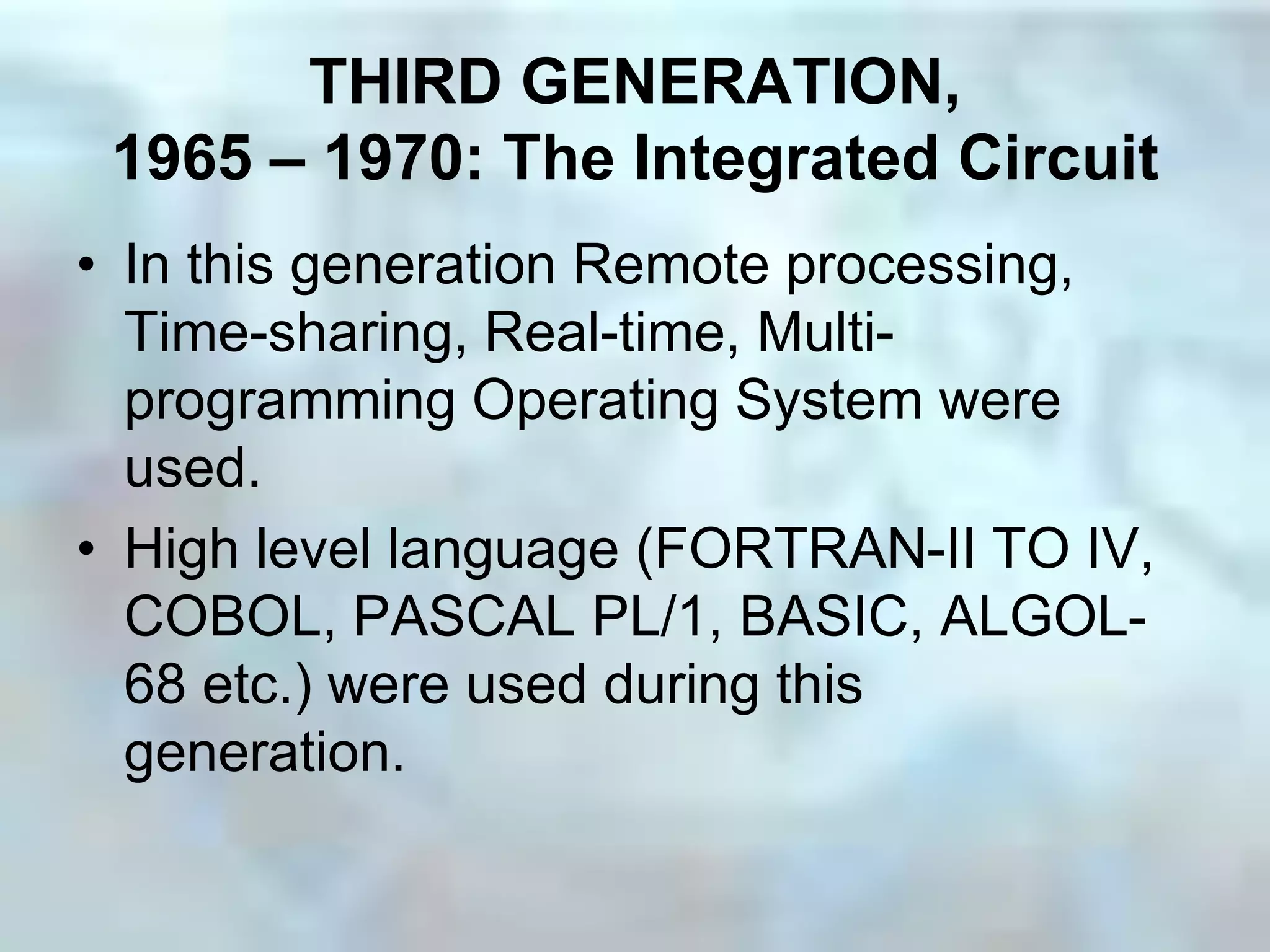 The generation of computers ict | PPT