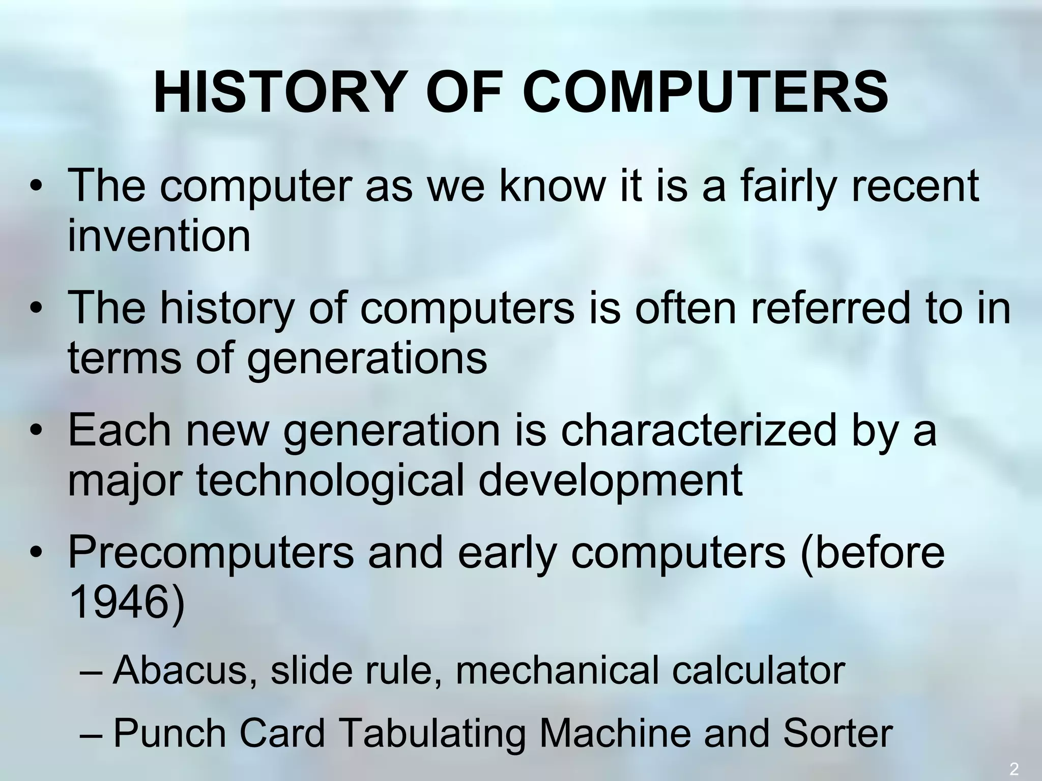 The generation of computers ict | PPT