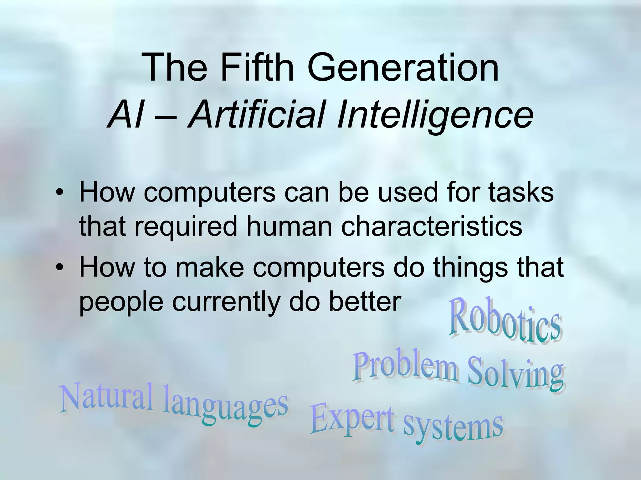 The generation of computers ict | PPT