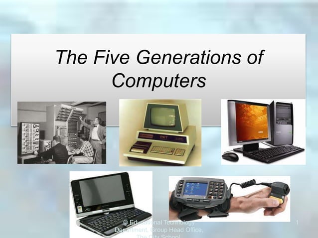 The generation of computers ict | PPT