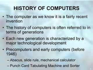 The generation of computers ict | PPT