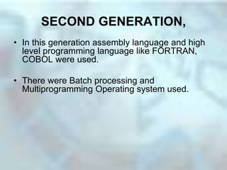 The generation of computers ict | PPT