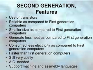 The generation of computers ict | PPT