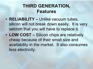 The generation of computers ict | PPT