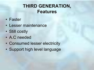 The generation of computers ict | PPT