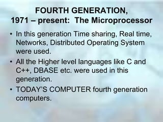 The generation of computers ict | PPT