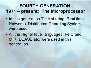 The generation of computers ict | PPT