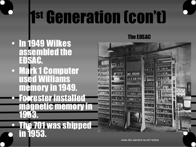 The generations of computer history