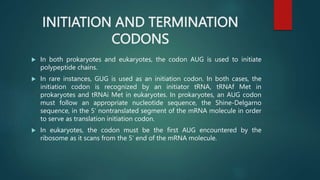 THE GENETIC CODE.pptx | Chemistry | Science