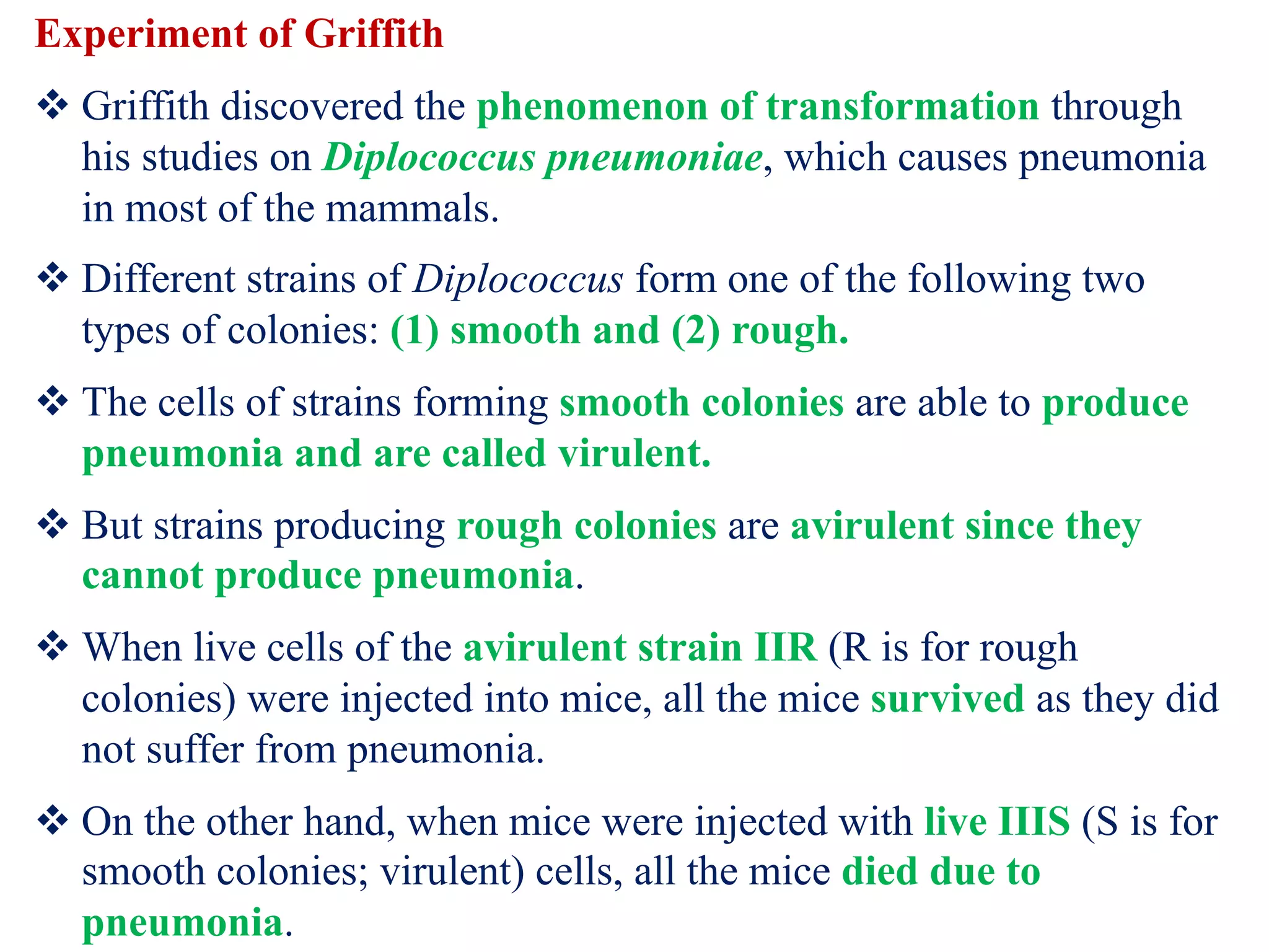 THE GENETIC MATERIAL | PDF