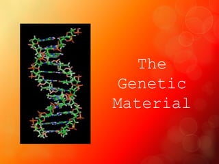 The Genetic Material | PPTX