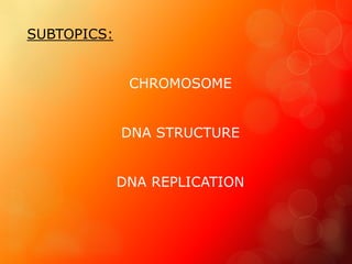 The Genetic Material | PPTX