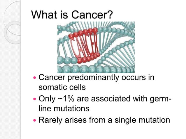 The Genetics of Cancer | PPTX