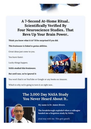 The Genius Wave (NASA studied this brainwave) | PDF
