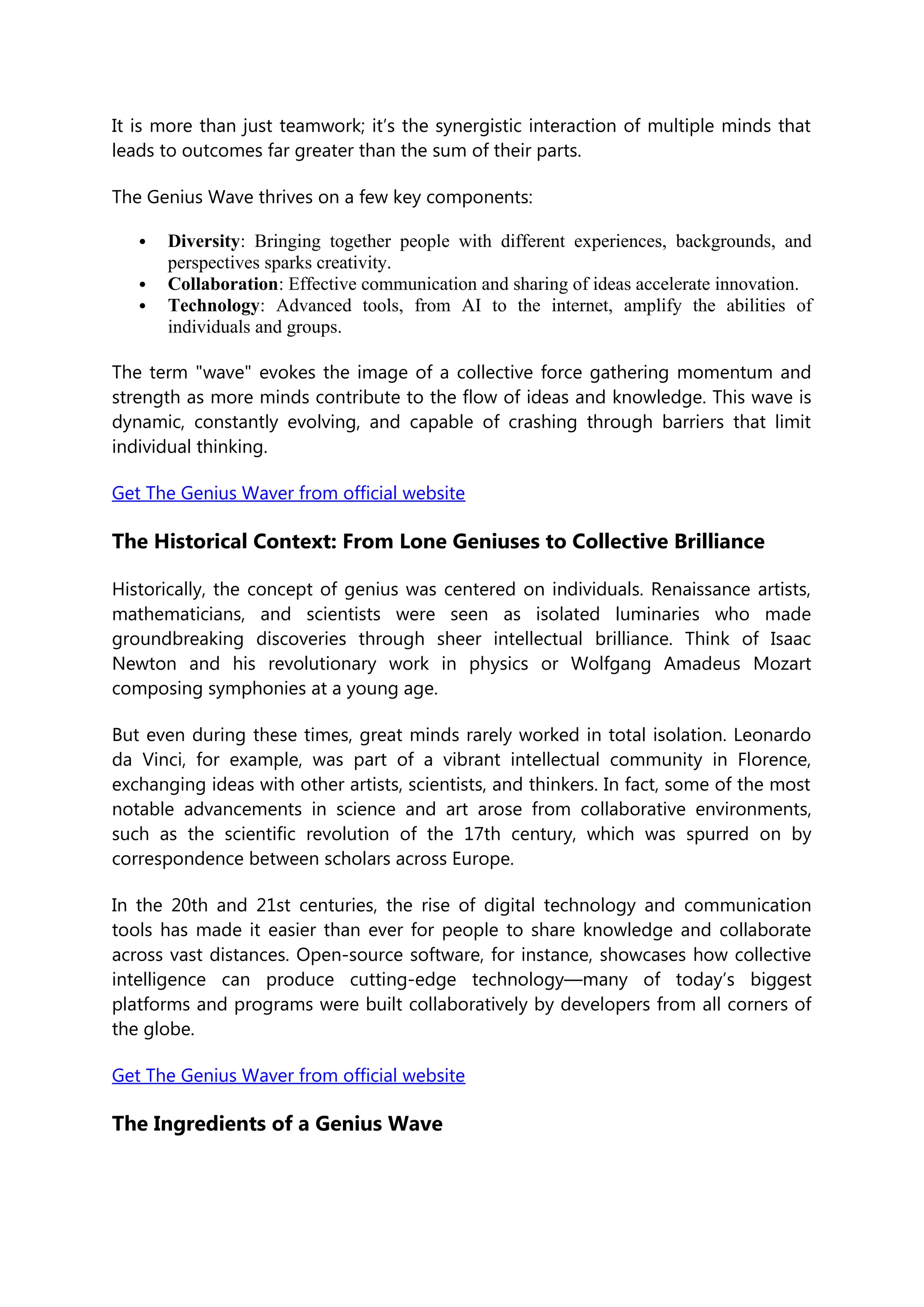 The Genius Wave Hyper-conversions here . | DOCX