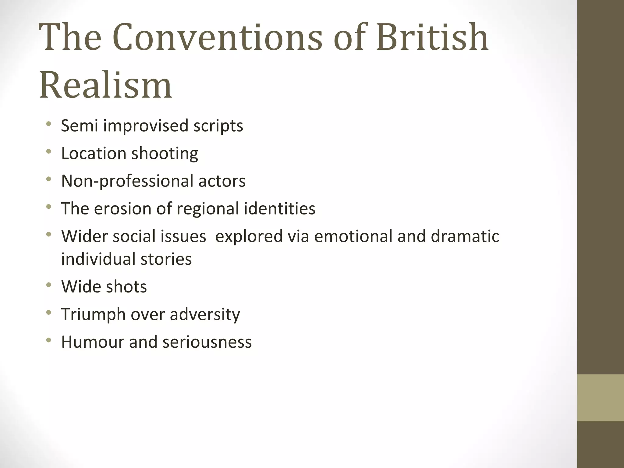 British Realism - Post War Britain | PPT