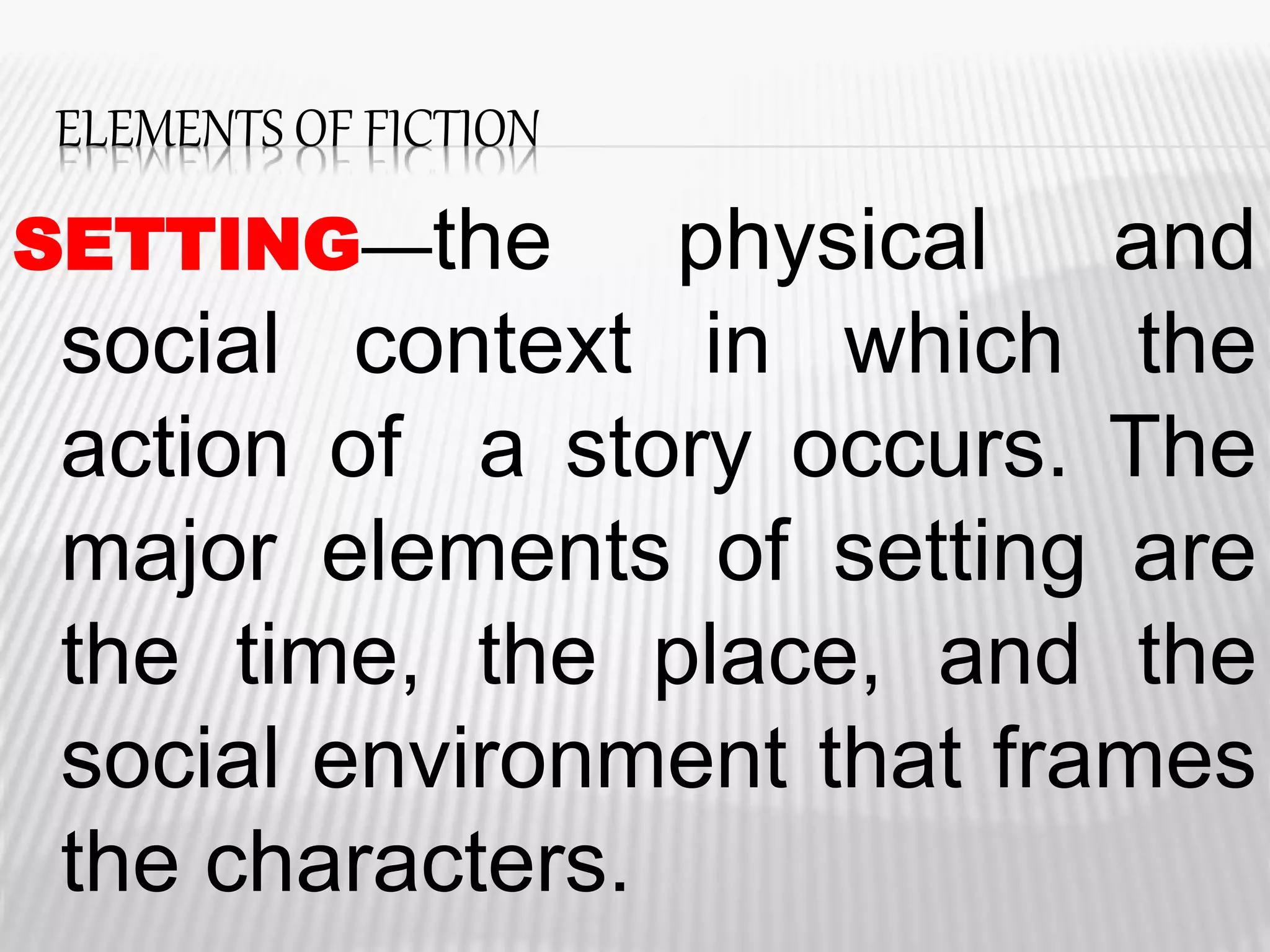 The genres and their elements | PPTX