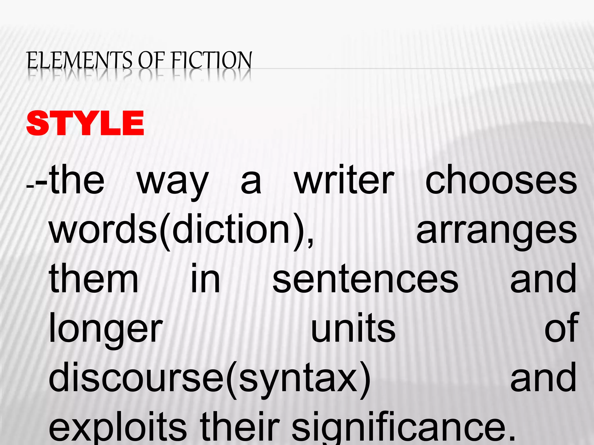 The genres and their elements | PPTX