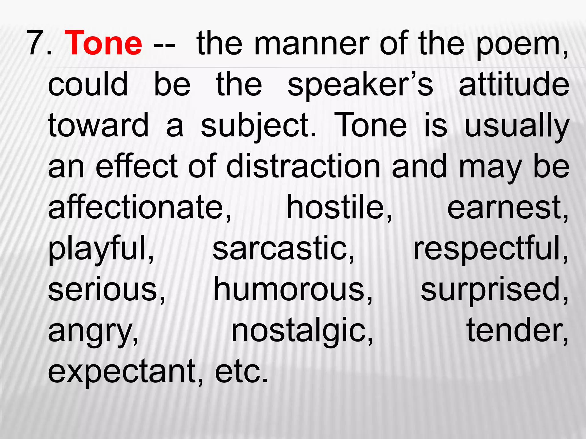 The genres and their elements | PPTX