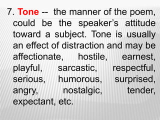 The genres and their elements | PPTX