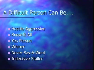 The Gentle Art of Verbal Self Defense Working with Difficult People And ...