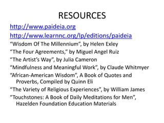 The Gentleman’s Breakfast Club Using Paideia Principles to Inspire ...