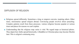 The Geography of Culture Language and Religion; Ethnic and Political ...