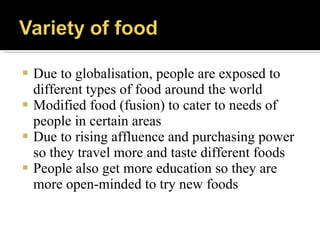 The geography of food | PPT