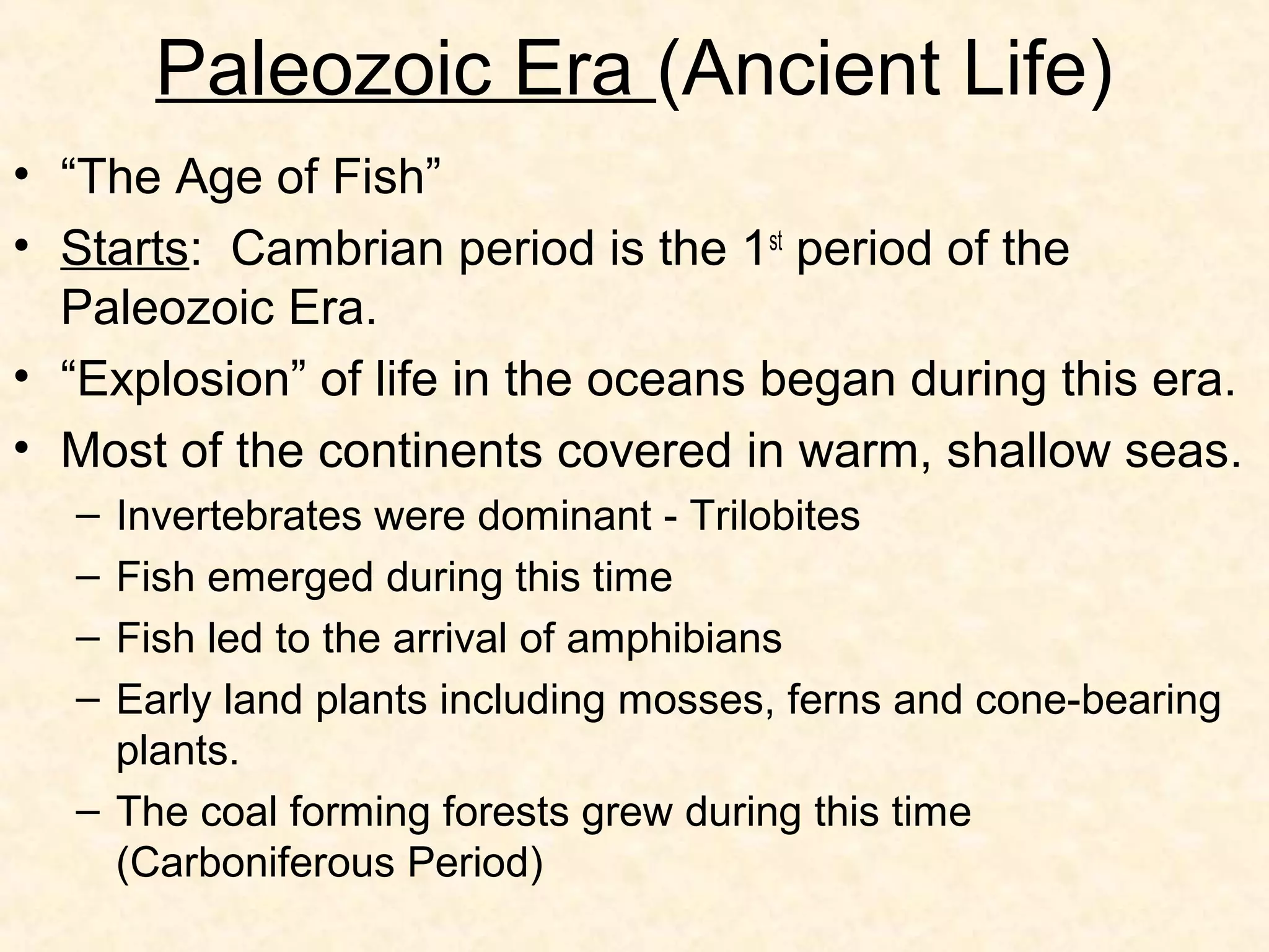 The geological time scale | PPT