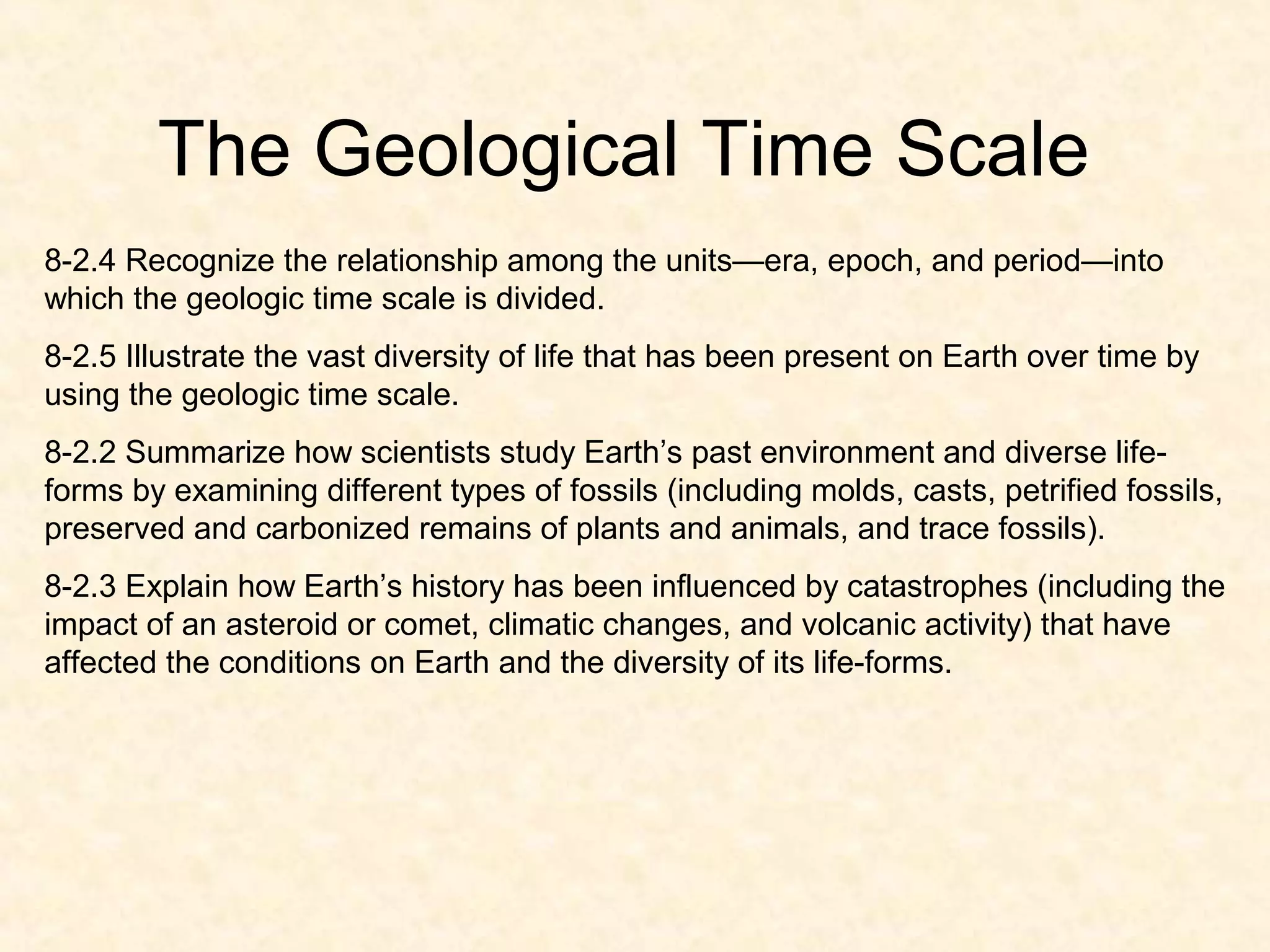 The geological time scale | PPT