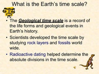 geological scale geological scale powerpoint | PPTX