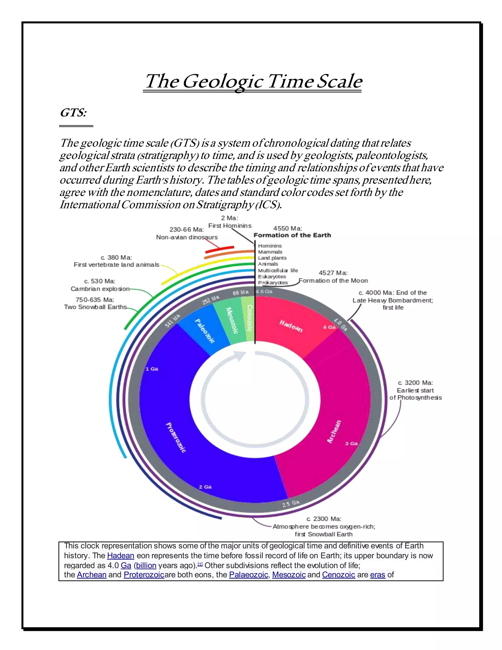 The geologic time scale | DOCX
