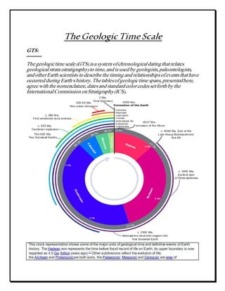 The geologic time scale | DOCX