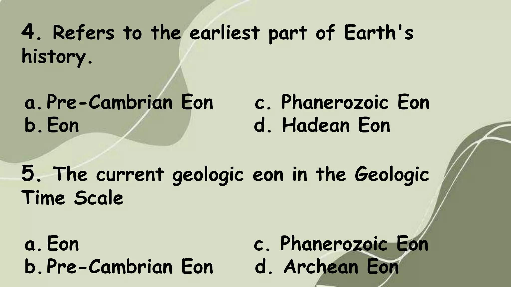 The Geologic Time Scale .pptx