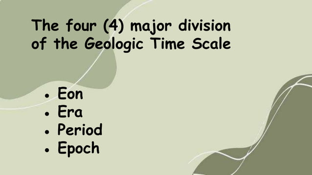 The Geologic Time Scale .pptx | Geology | Science