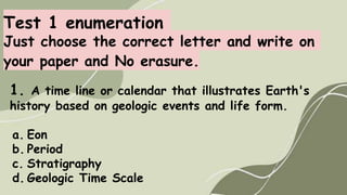 The Geologic Time Scale .pptx