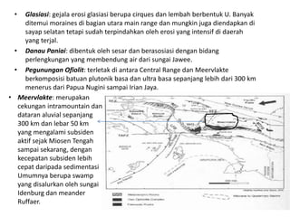 Geologi Irian Jaya (Papua) | PPTX