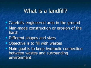 The Geology of Landfills | PPT | Geology | Science