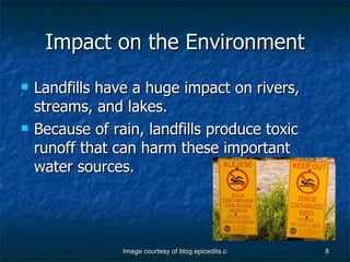 The Geology of Landfills | PPT | Geology | Science