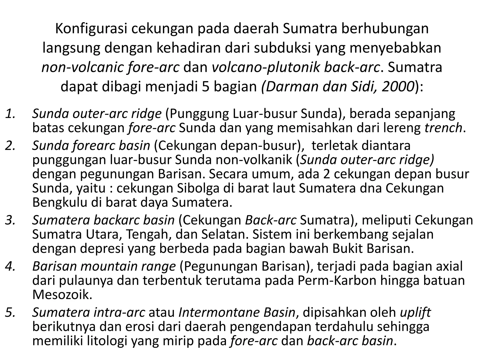 The Geology of Sumatra | PPTX