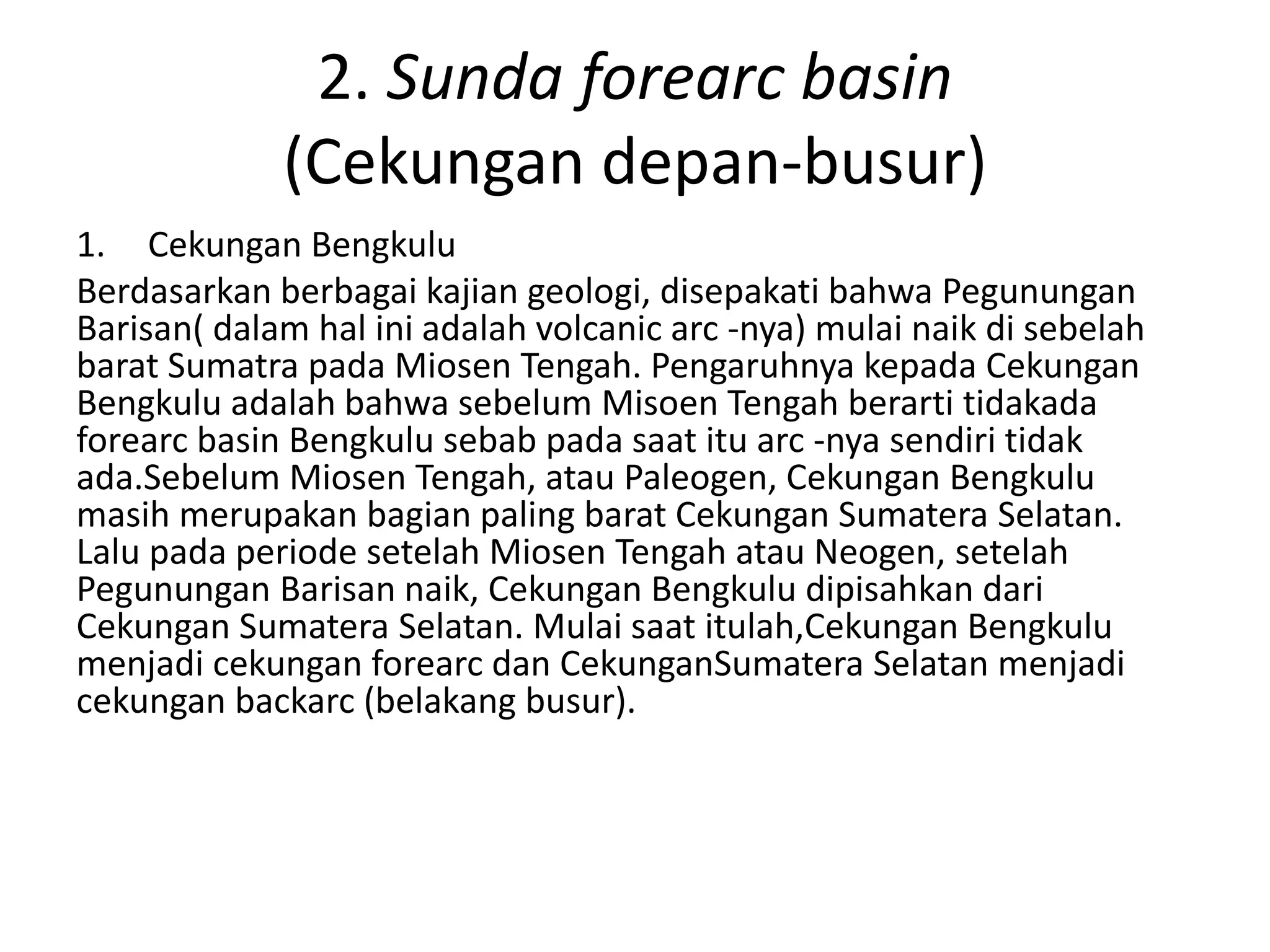 The Geology of Sumatra | PPTX