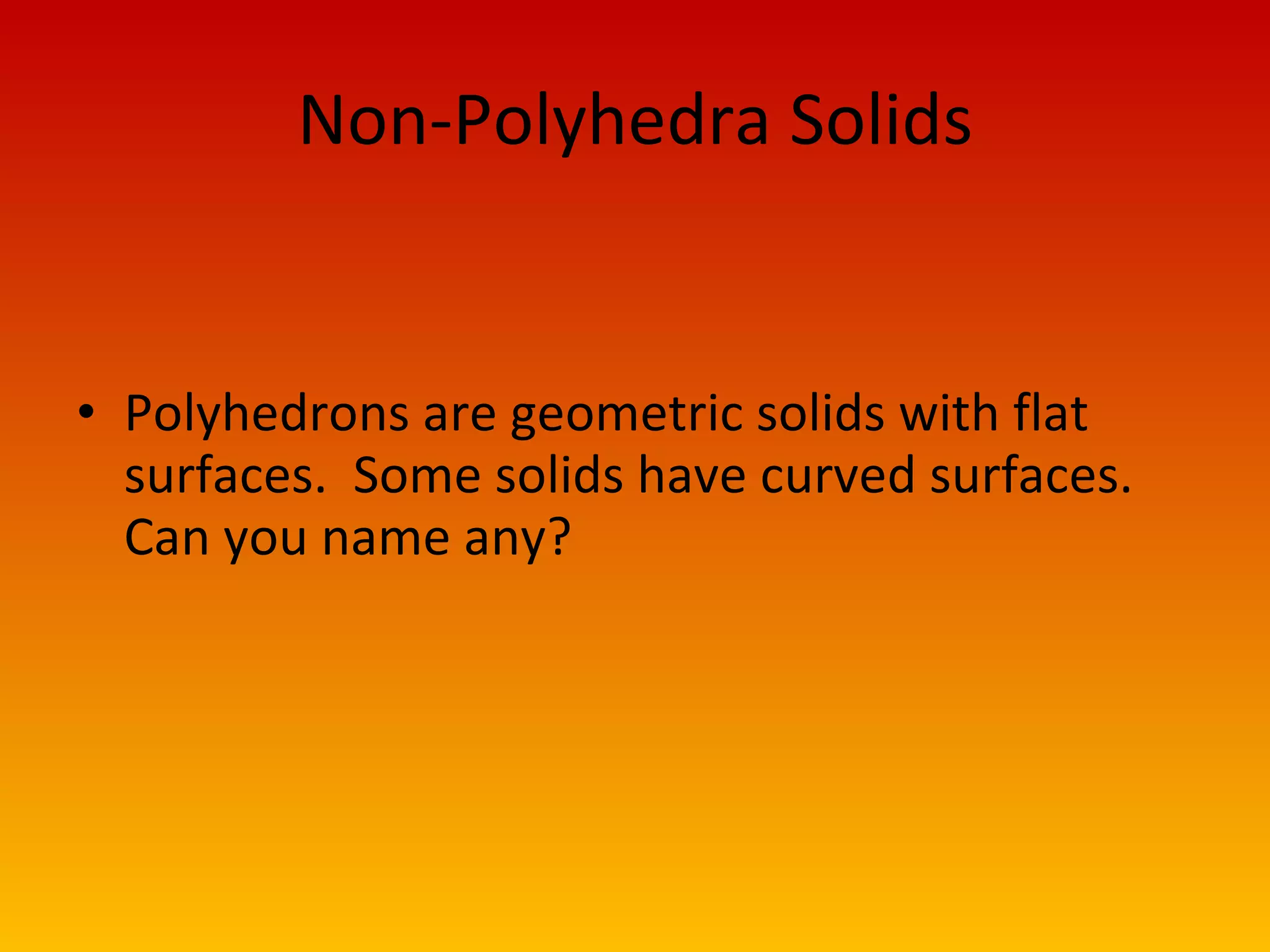 The Geometry Of Solids Notes | PPT