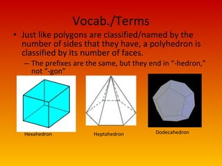The Geometry Of Solids Notes | PPT