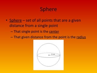 The Geometry Of Solids Notes | PPT