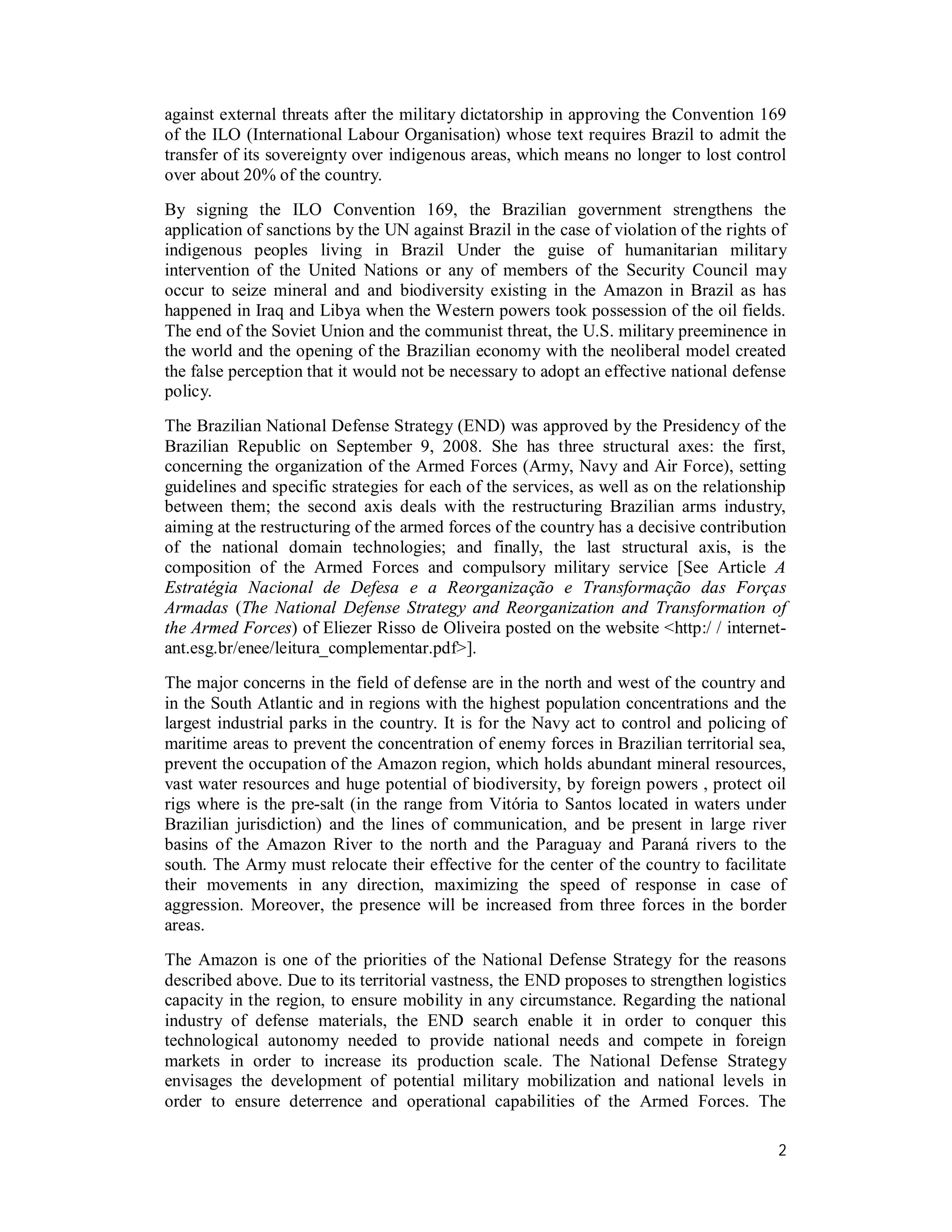 The geopolitics issue in brazil | PDF