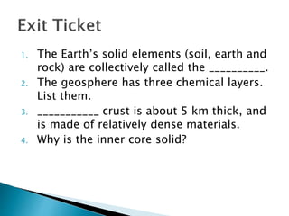 The geosphere | PPTX