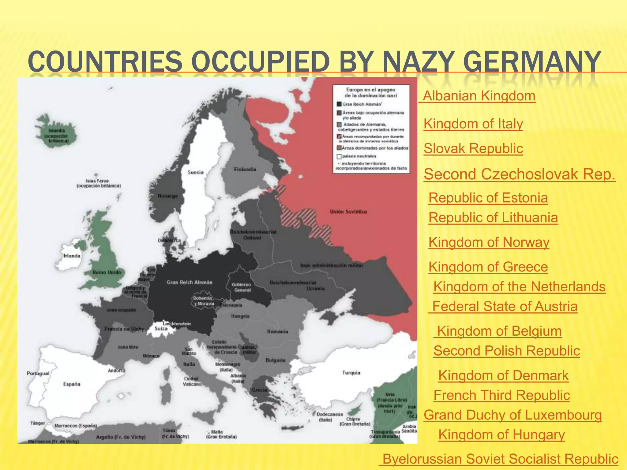 The german occupation | PPTX