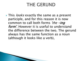 The gerund | PPT