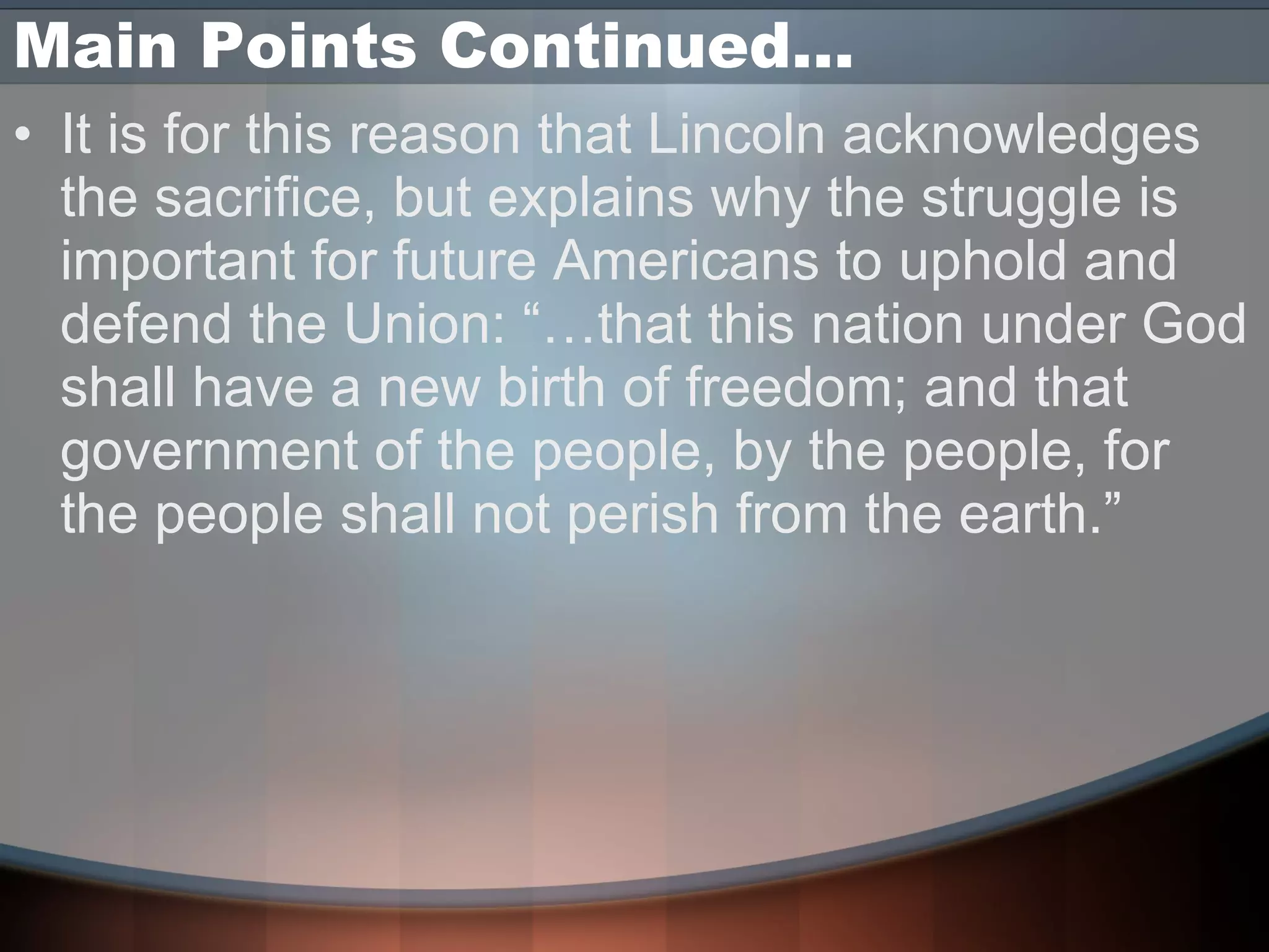 The Gettysburg Address | PPT