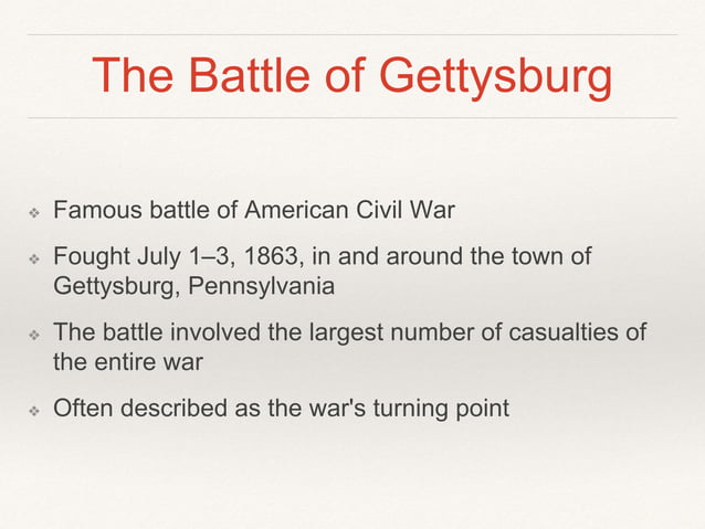 The gettysburg address | PPTX